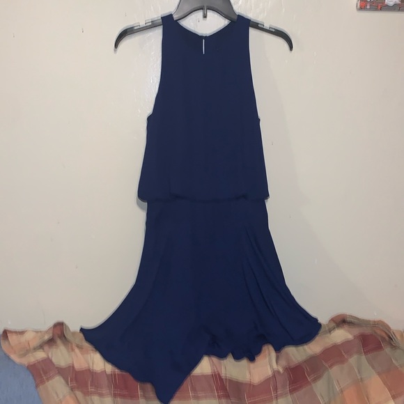 krisa | Dresses | Krisa Asymmetrical Flare Halter Mini Dress | Poshmark